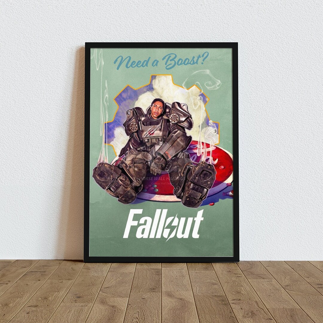 Fallout Maximus Poster High Quality Canvas Wall Art Room Decor Fallout ...