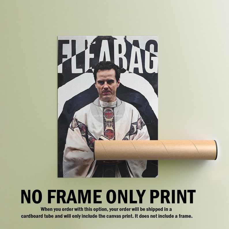 Fleabag Priest Quote Poster, Typography Art Print, Monochrome Print ...