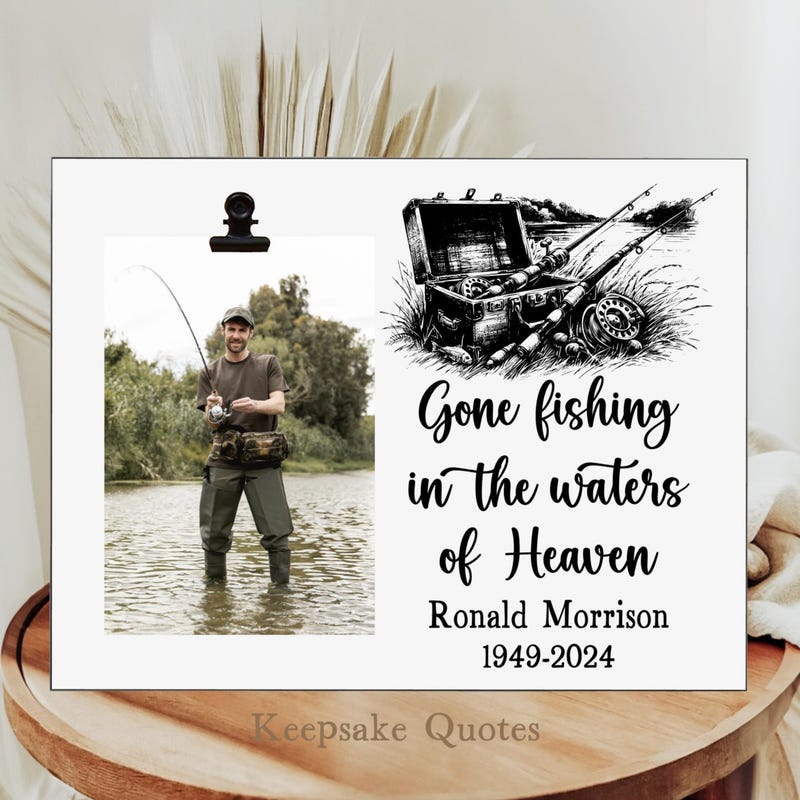 Fishing Pole Picture Frame - Etsy