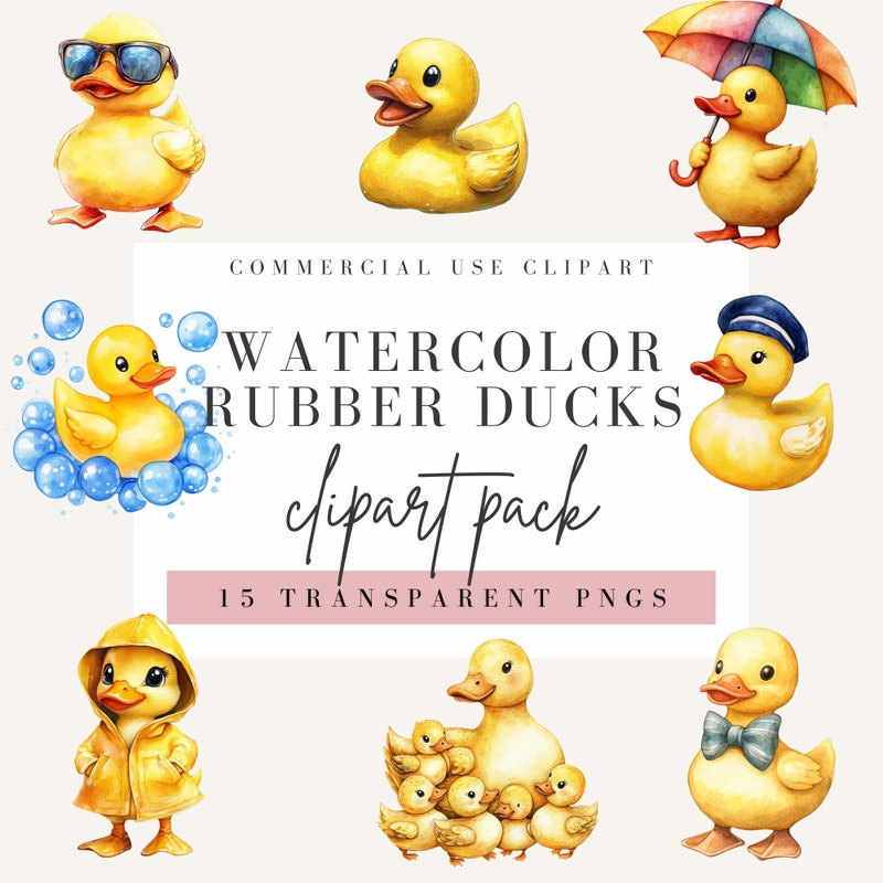 Duck Watercolor - Etsy