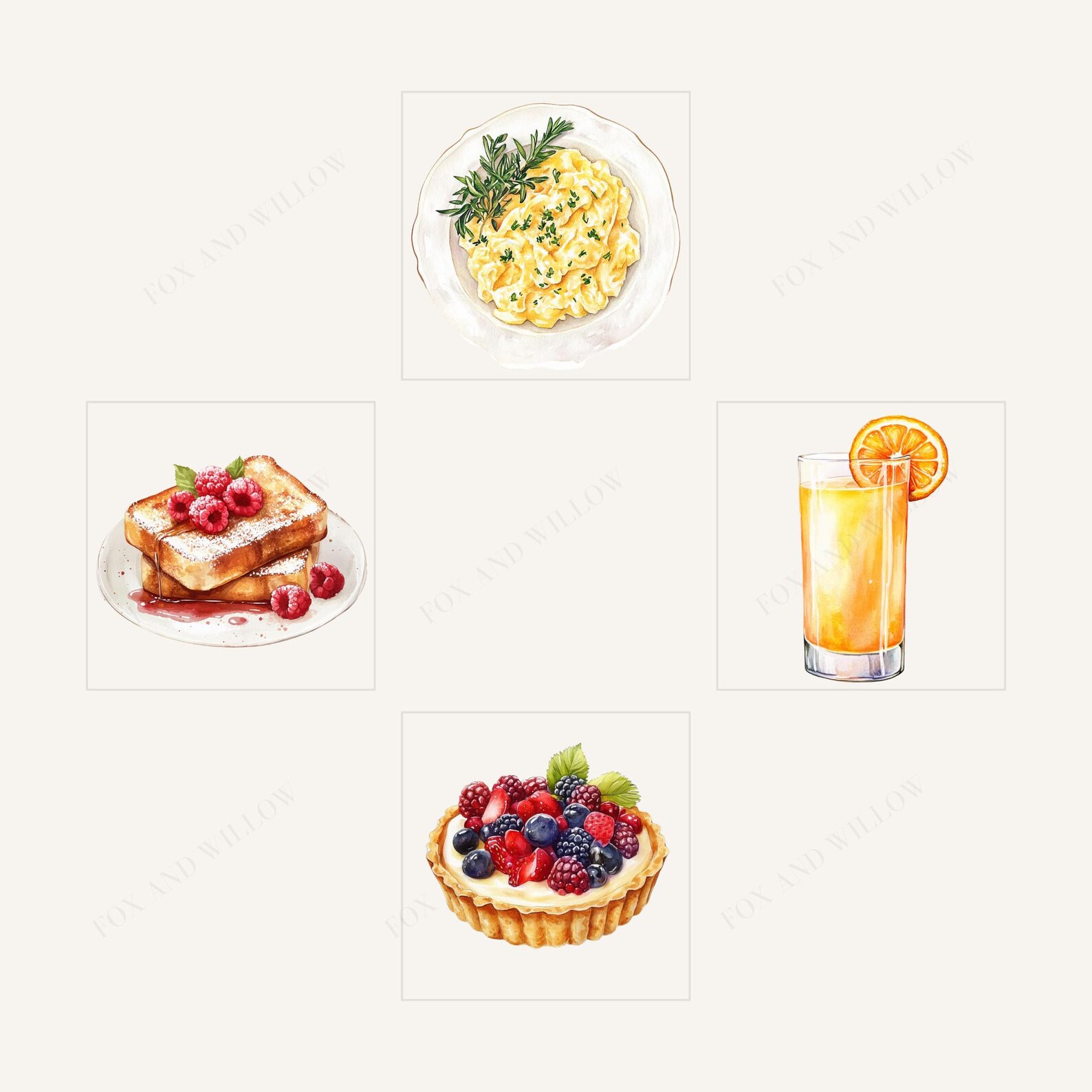 Brunch Clipart, Breakfast Food Clip Art, Pancakes & Coffee Images ...