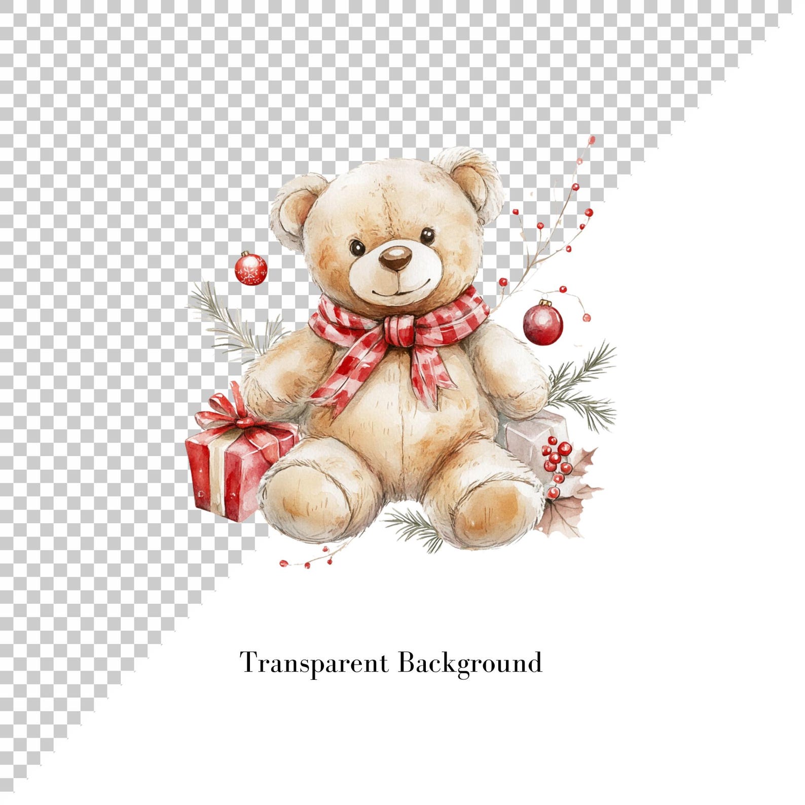 Babys First Christmas Clipart, Watercolor Style, Festive Infant Clip ...