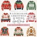 Christmas Jumper Clipart, Watercolor Style, Transparent Background ...