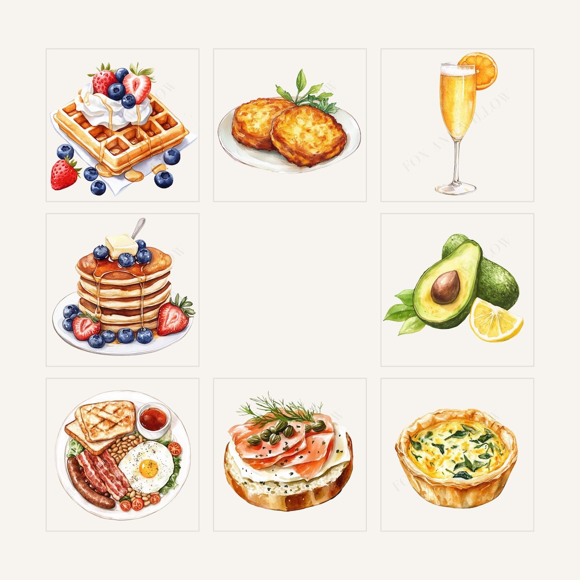 Brunch Clipart, Breakfast Food Clip Art, Pancakes & Coffee Images ...