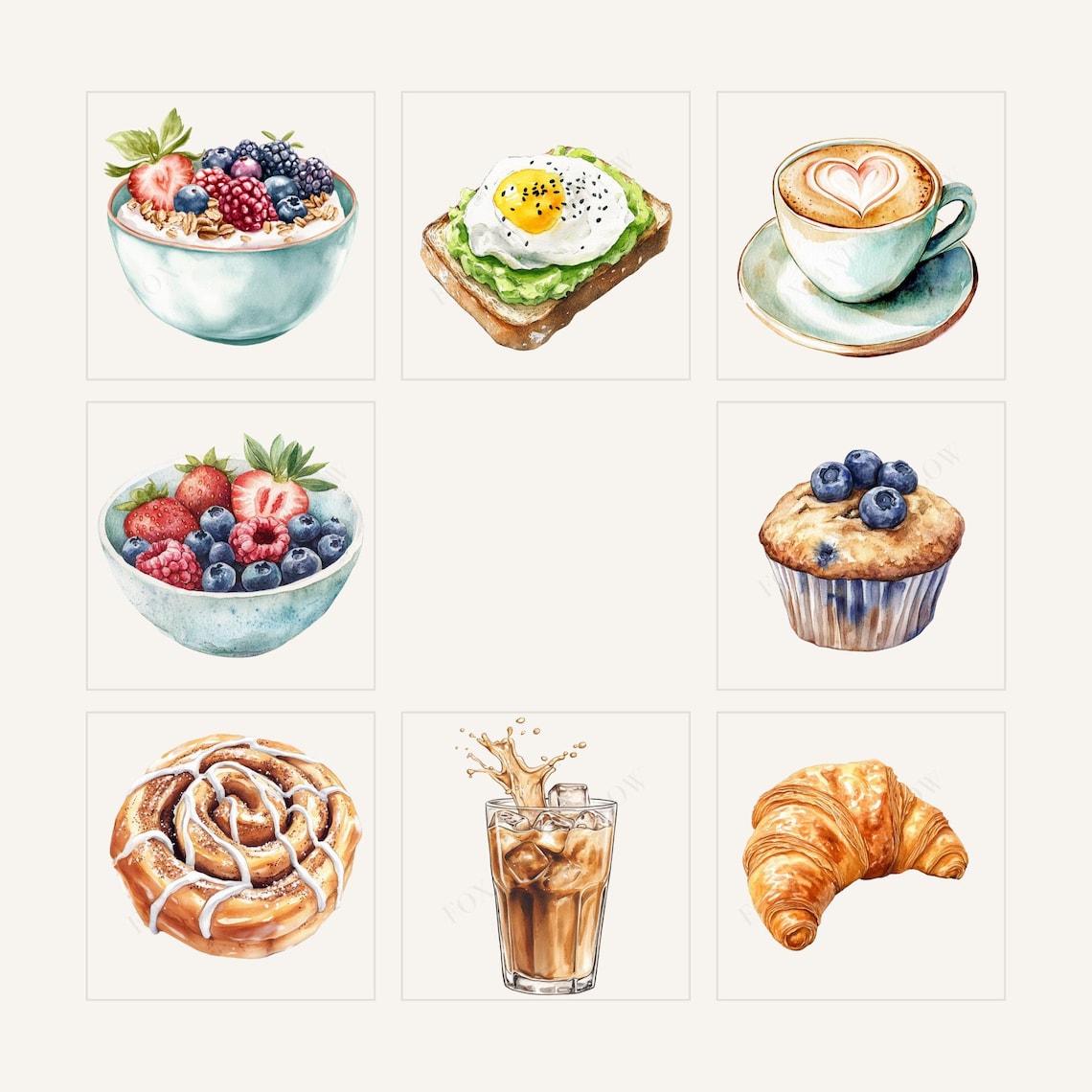 Brunch Clipart, Breakfast Food Clip Art, Pancakes & Coffee Images ...