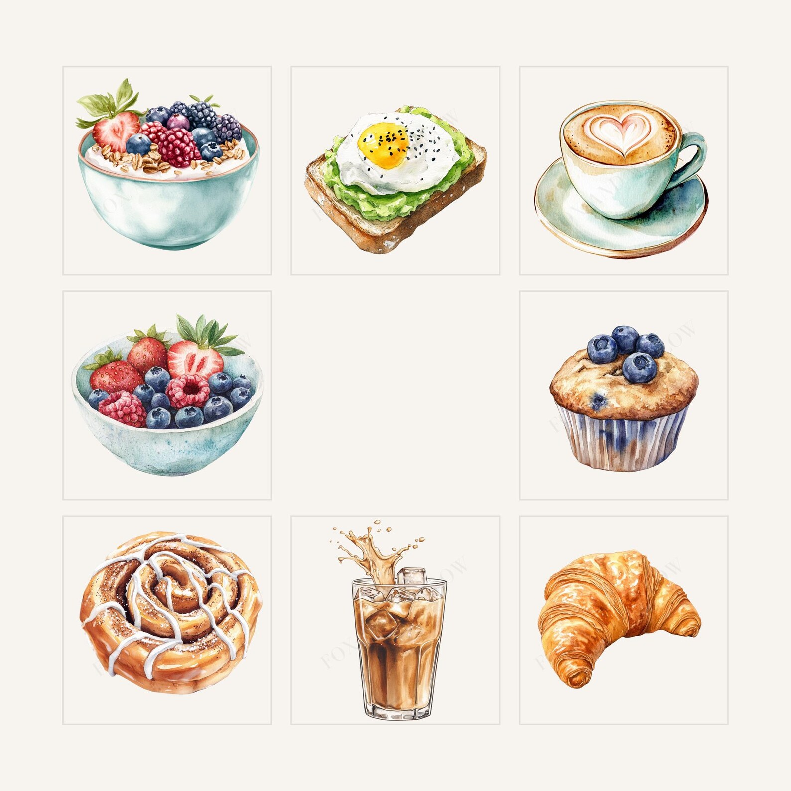 Brunch Clipart, Breakfast Food Clip Art, Pancakes & Coffee Images ...