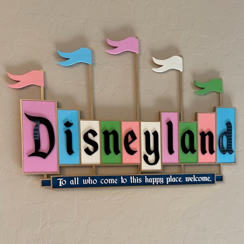 Disneyland Sign - Etsy