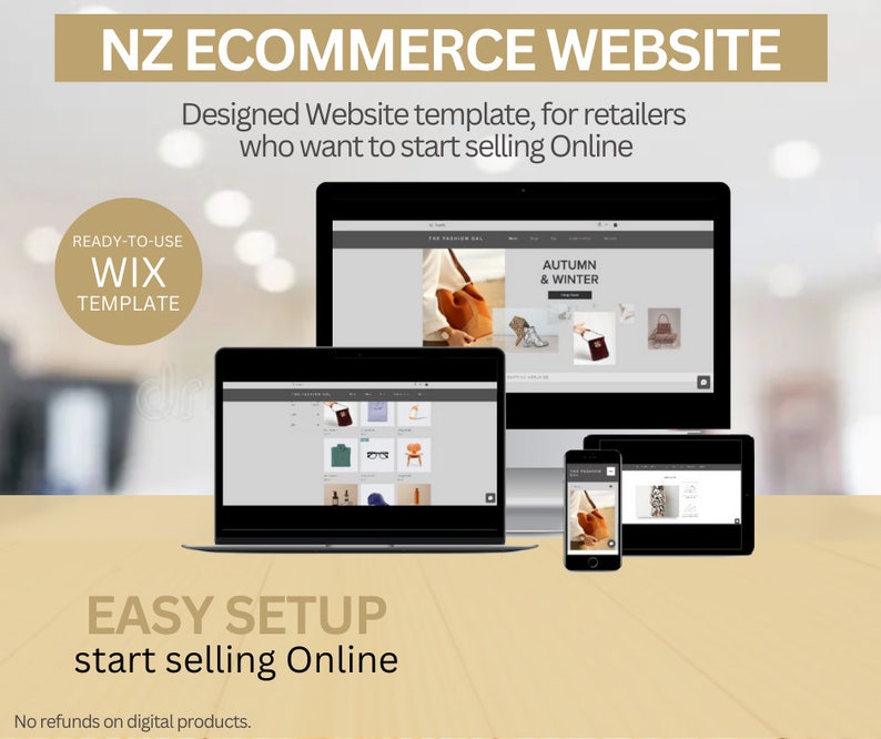Customizable E Commerce Website Template Sell Online Store WIX ...