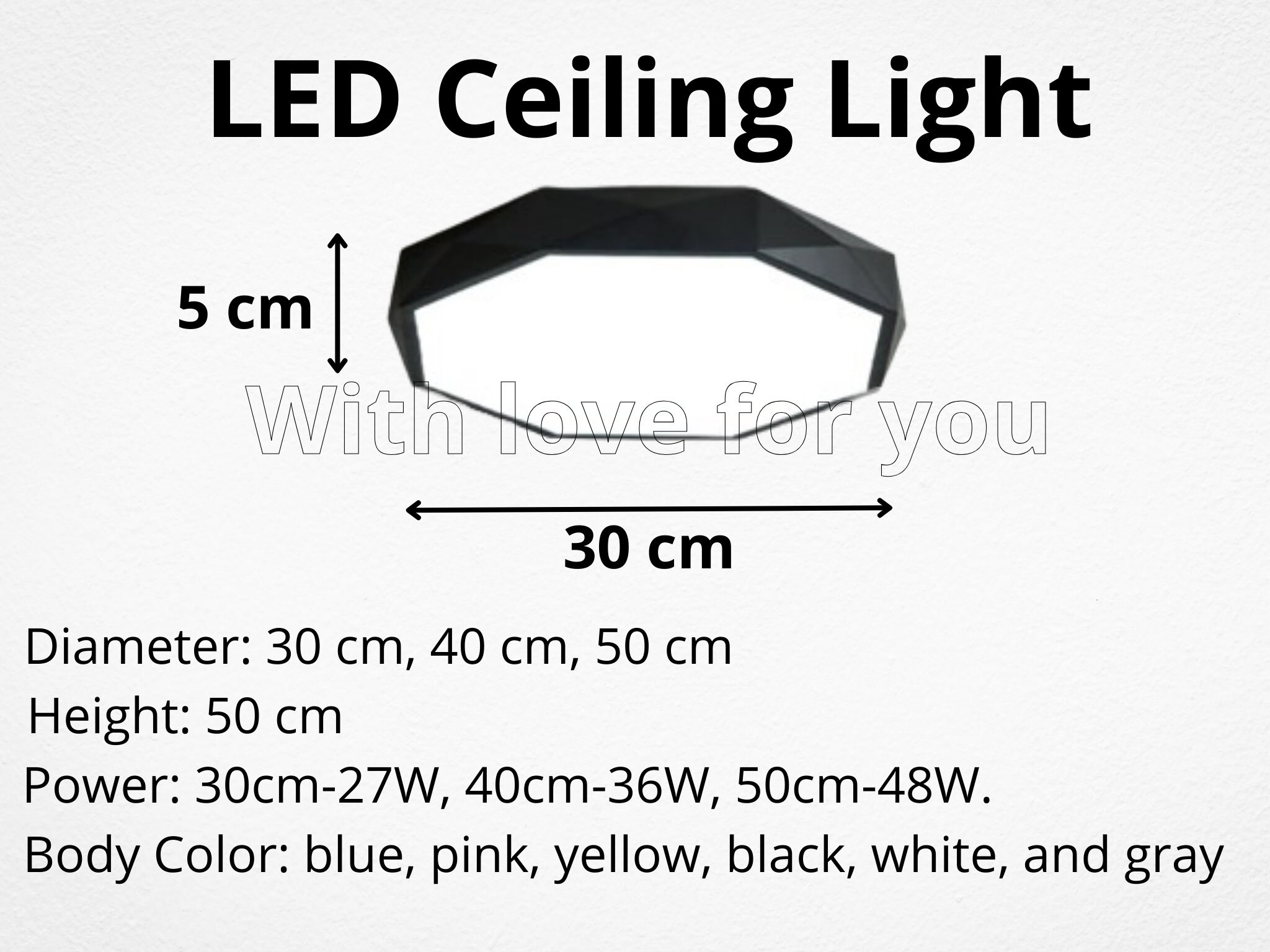 LED Ceiling Lamp/flush Mount Pendant Chandelier/ceiling Light LED ...