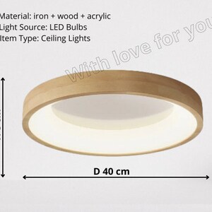 Modern Round Lamp/ceiling Light Fixture/indoor Decoration Luminary ...