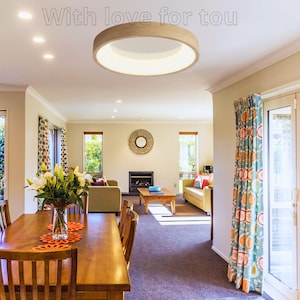 Modern Round Lamp/ceiling Light Fixture/indoor Decoration Luminary ...