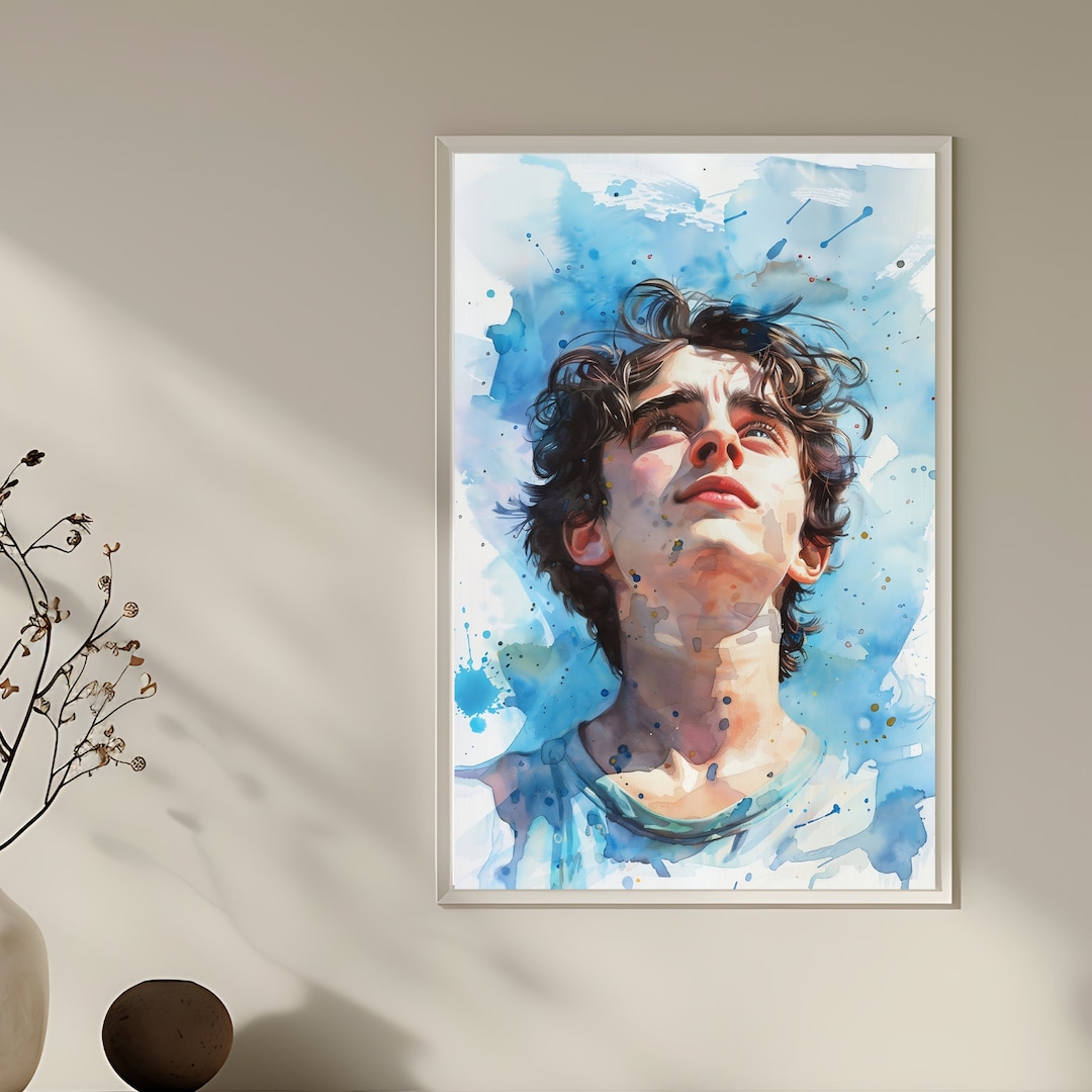 Timothee Chalamet Poster Call Me by Your Name Wall Art Dune 2 Poster Dune Print Wonka Little ...