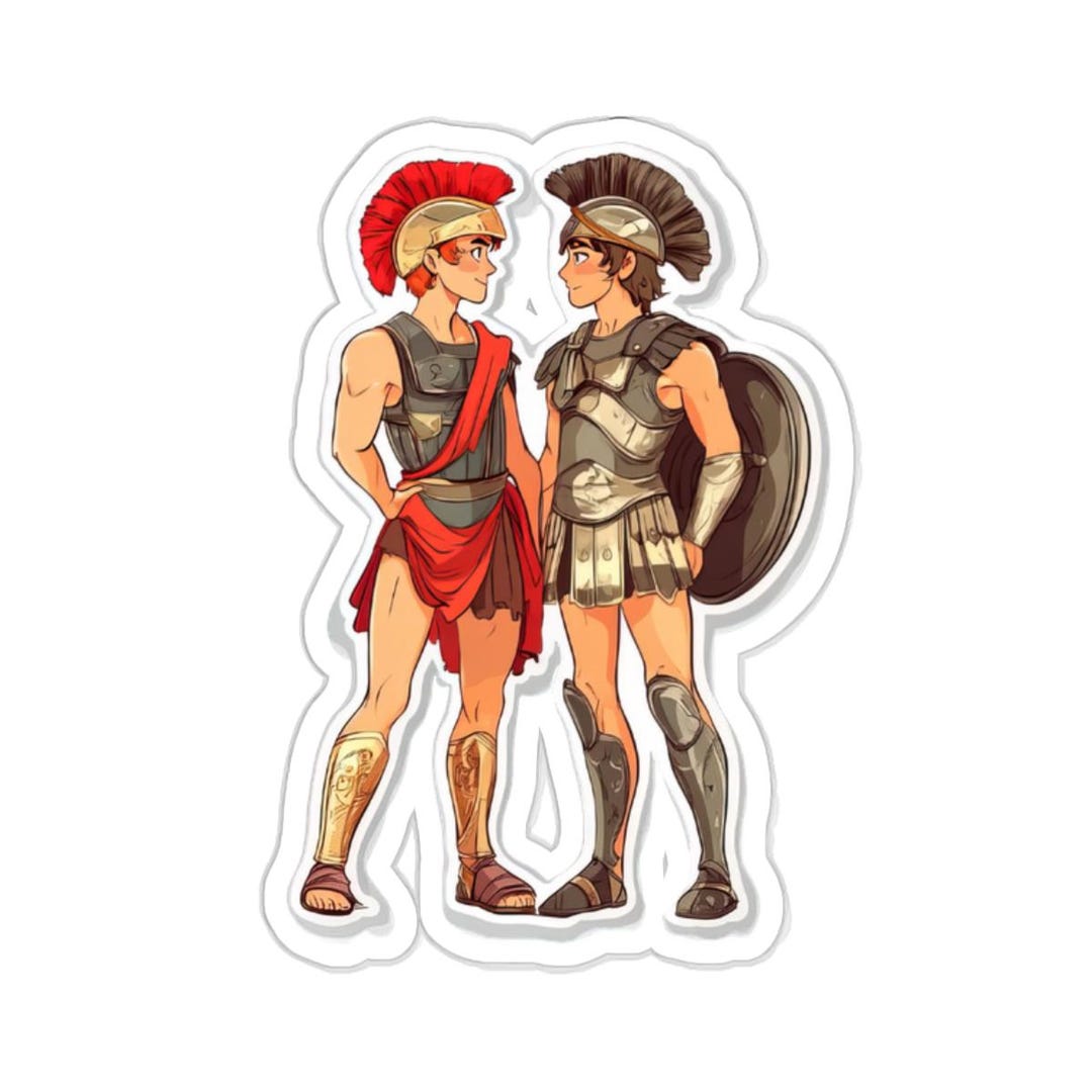 Song of Achilles Sticker | Achilles and Patroclus Sticker | LGBTQ Art ...