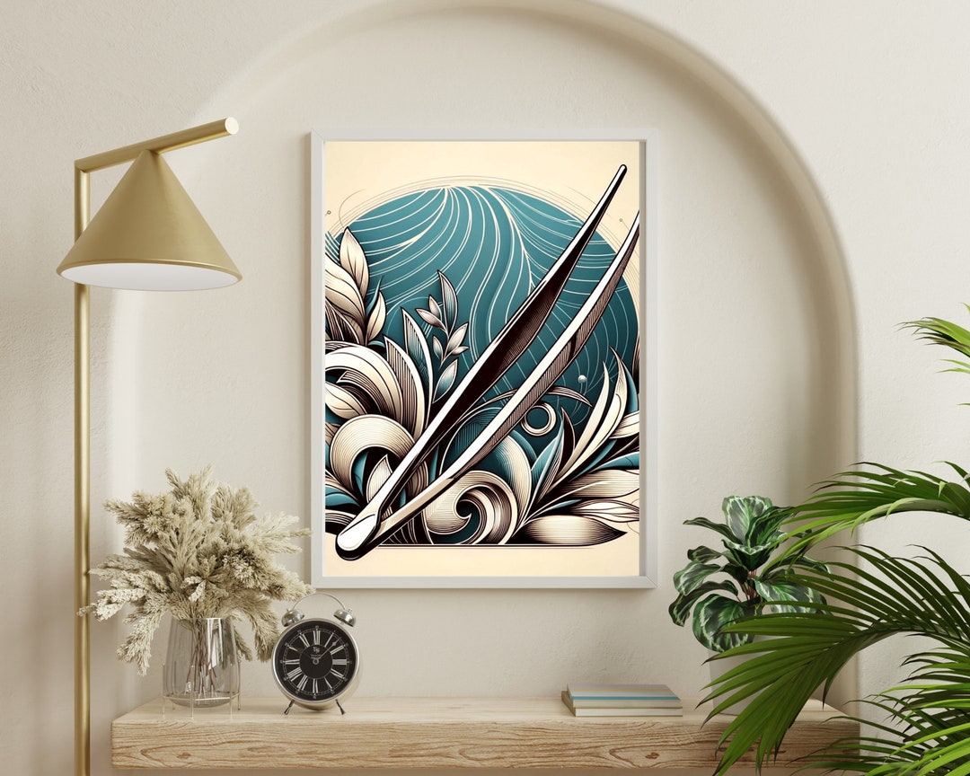 Electrolysis Tweezer Wall Art, Digital Wall Art, Hair Removal Tweezer ...