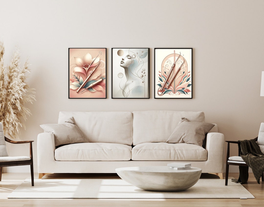 Digital Wall Art, Probe Tweezers Feminine Women, Electrolysis Office ...