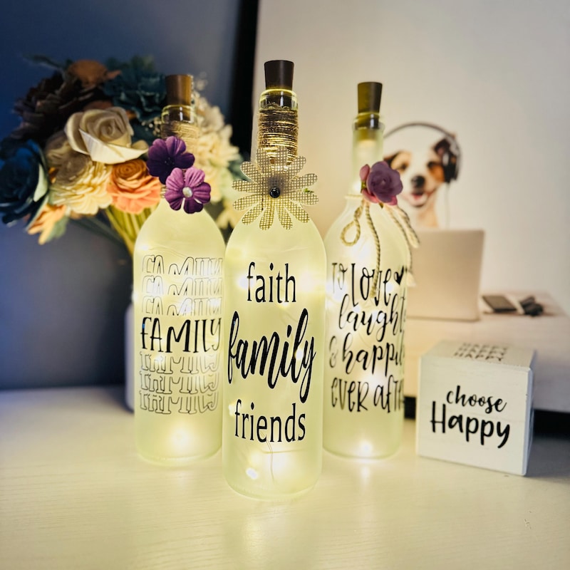 Handmade Light up Bottle - Etsy