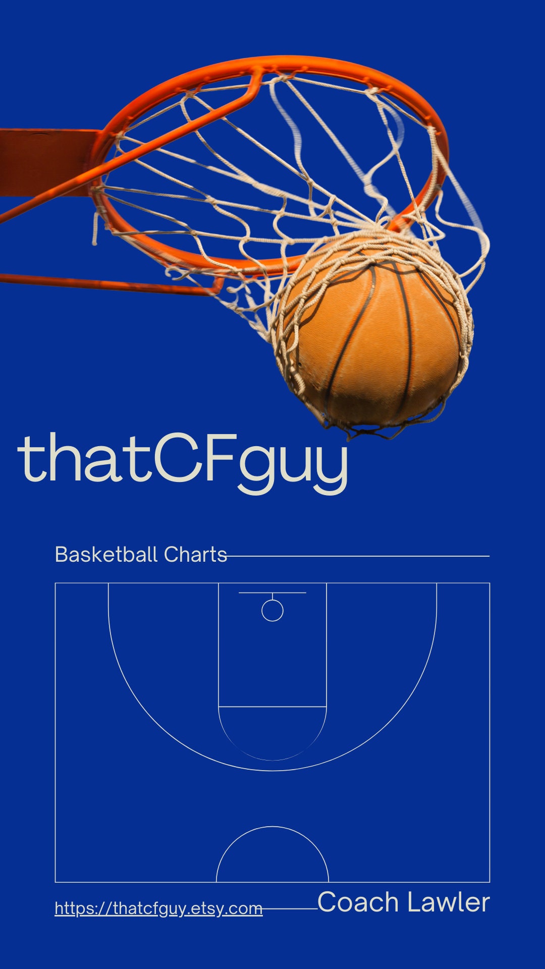 Basketball Shot Chart Template - Etsy