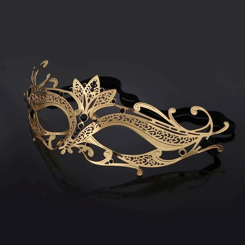 Masquerade Mask, Black Masquerade Mask, Masquerade Ball Mask, Mask W ...