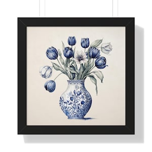 Delft Blue Fabric - Etsy