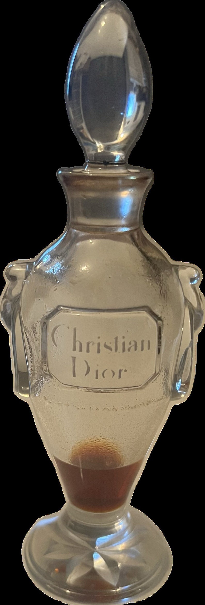 Vintage Dior Baccarat Crystal Perfume Amphora - Etsy