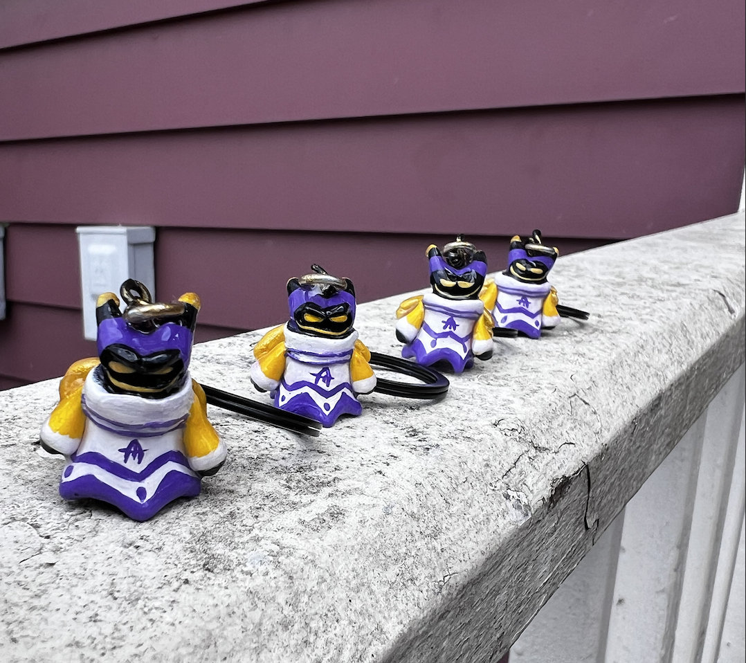 Squished Adam Keychain Hazbin Hotel - Etsy UK