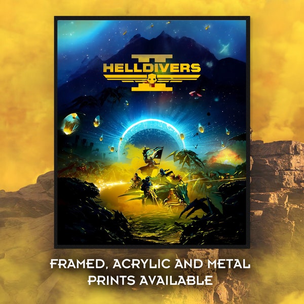 Helldivers 2 Gaming - Etsy