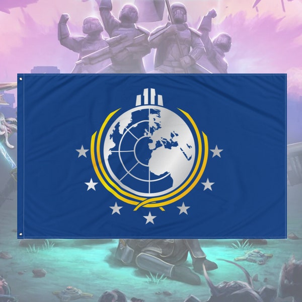 Super Earth Flag - Etsy