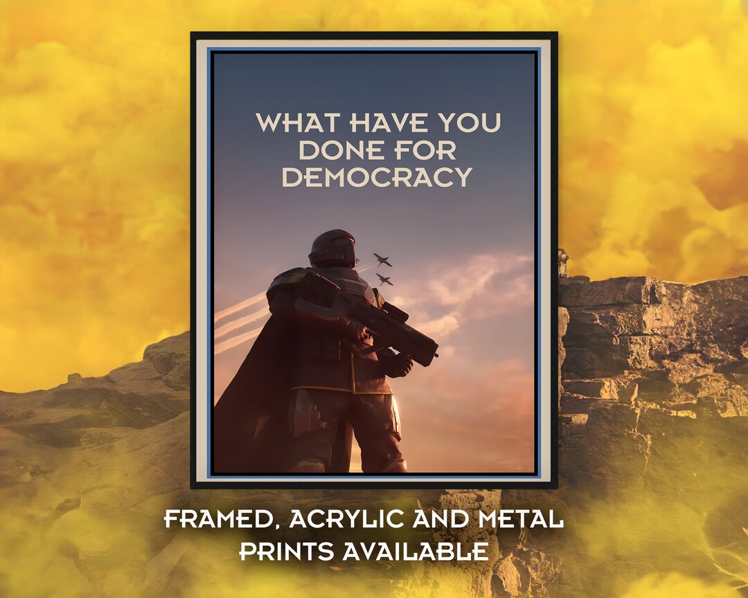 Buy Helldivers 2 Video Game Poster, Helldivers 2 Poster, Helldivers 2 ...