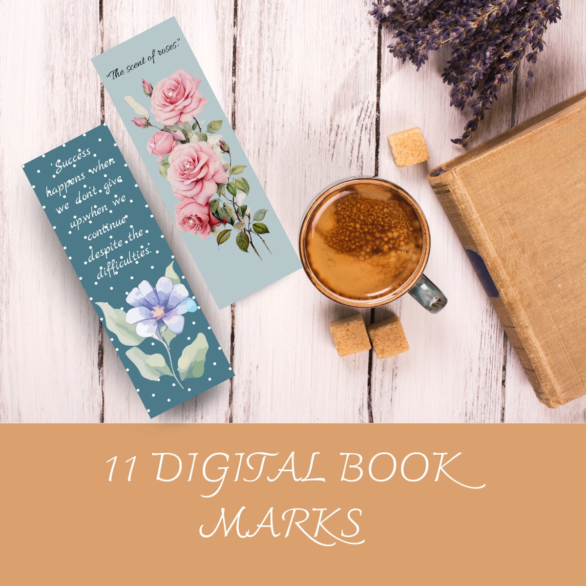 Printable Digital Bookmarks, Nostalgic and Gift-worthy Digital ...