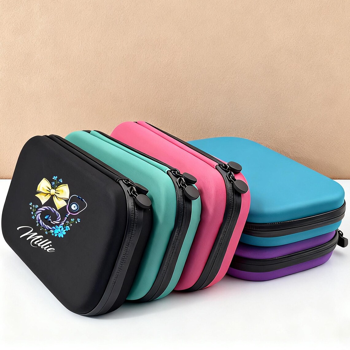 Personalized EVA Stethoscope Case – Portable Hard Shell Medical Storage ...