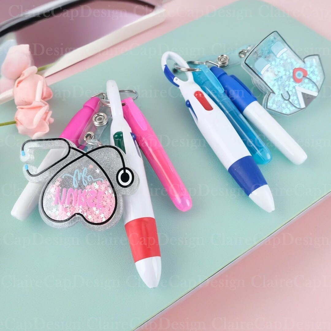 Names Pen Pack Keyring, Retractable Pen, Mini Sharpie, Highlighter ...