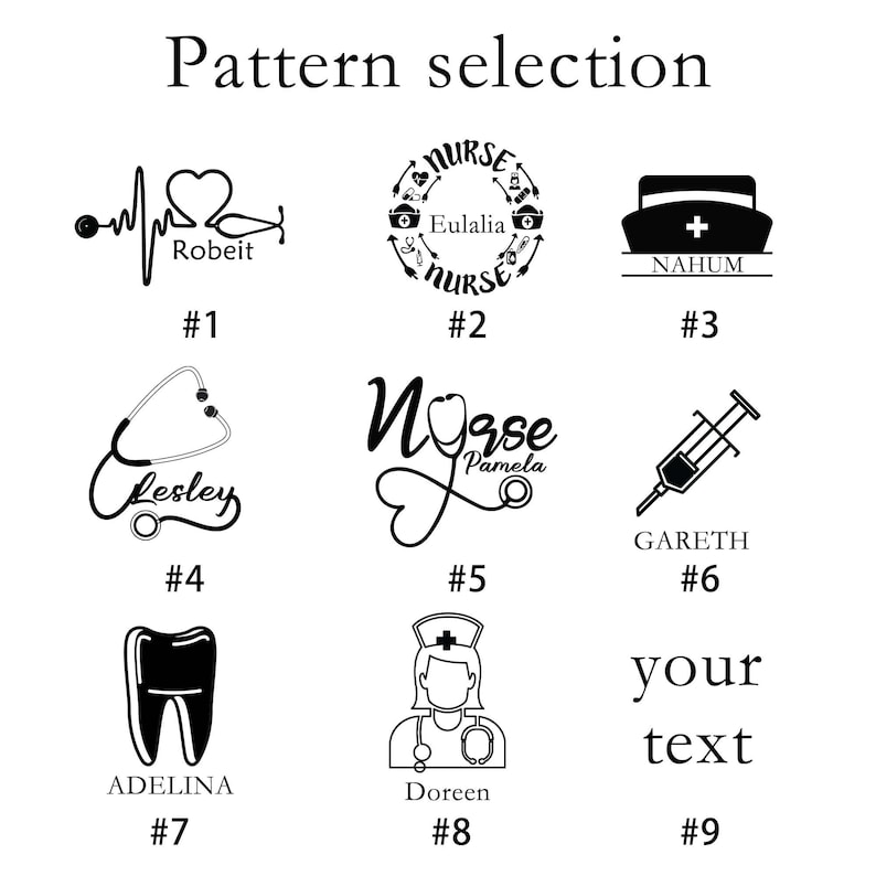 Nurse Uniform Personalised, Nurse Scrubs, Custom Scrub Set, Health ...