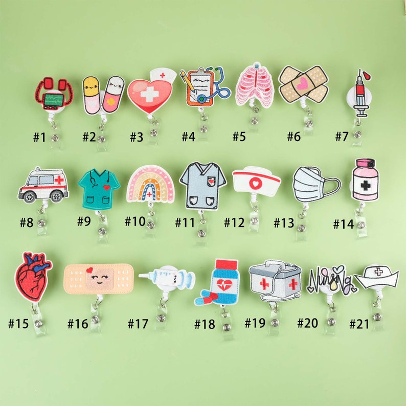 Nurse Badge Reels Retractable, Nurse Badge, Cardiac Neurology ...