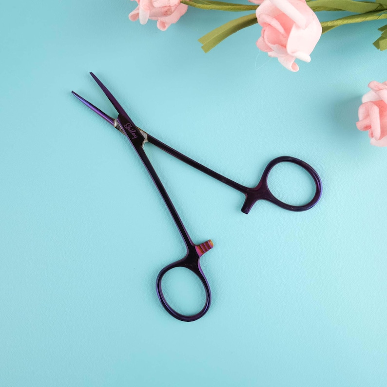 6 Size Custom Engraved Hemostat Forceps Doll Making Craft Tools Clamp ...