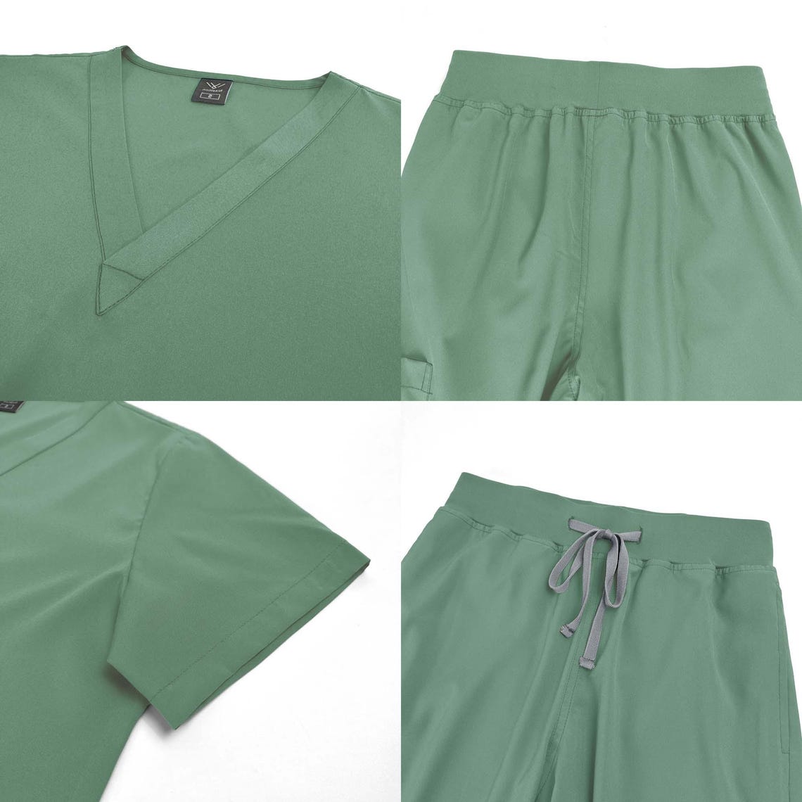 Personalized Scrub Set, Nurse Scrubs, Hospital Uniform, V-neck Doctor ...