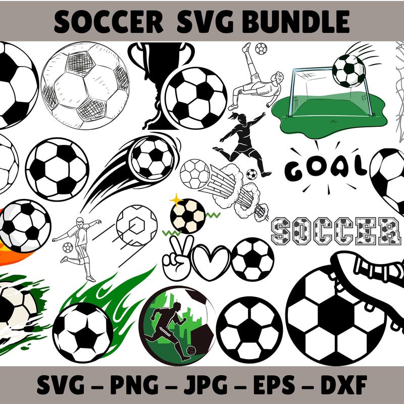 Soccer Svg - Etsy