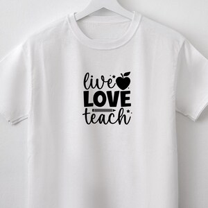 Teacher SVG Bundle, Teacher SVG, School SVG, Teach Svg, Back to School ...