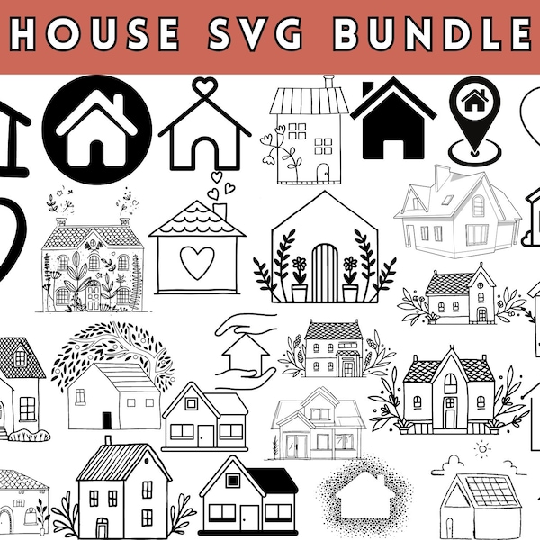 House Svg - Etsy