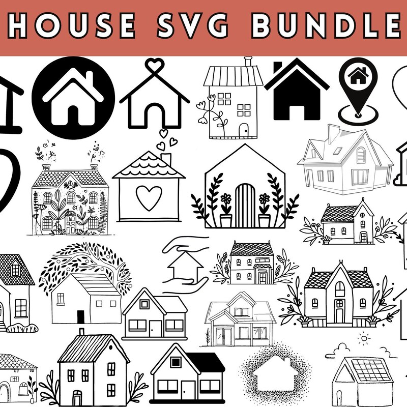 House Svg - Etsy