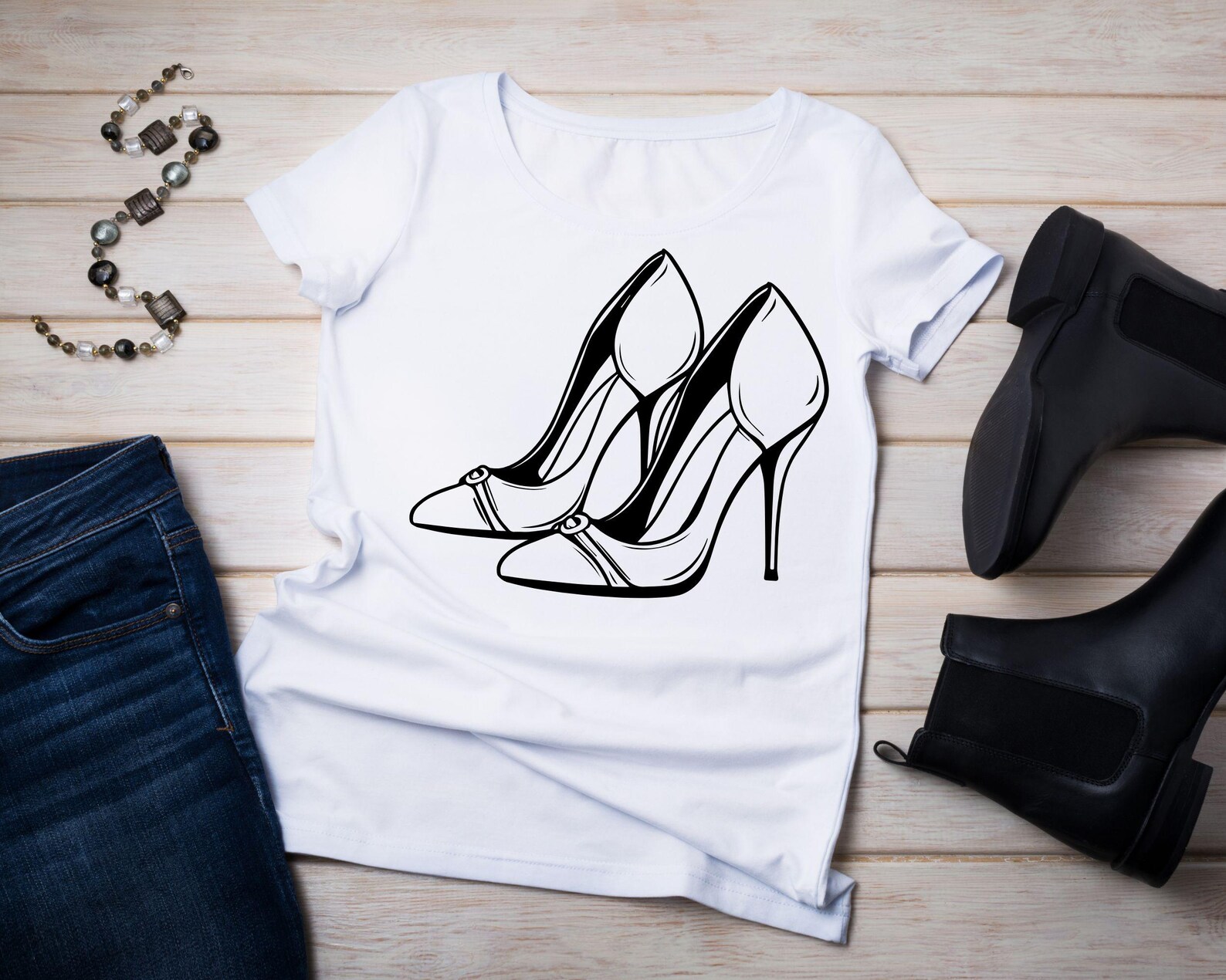High Heels SVG Bundle: Stiletto Shoe Clipart, Cricut Silhouette Files ...