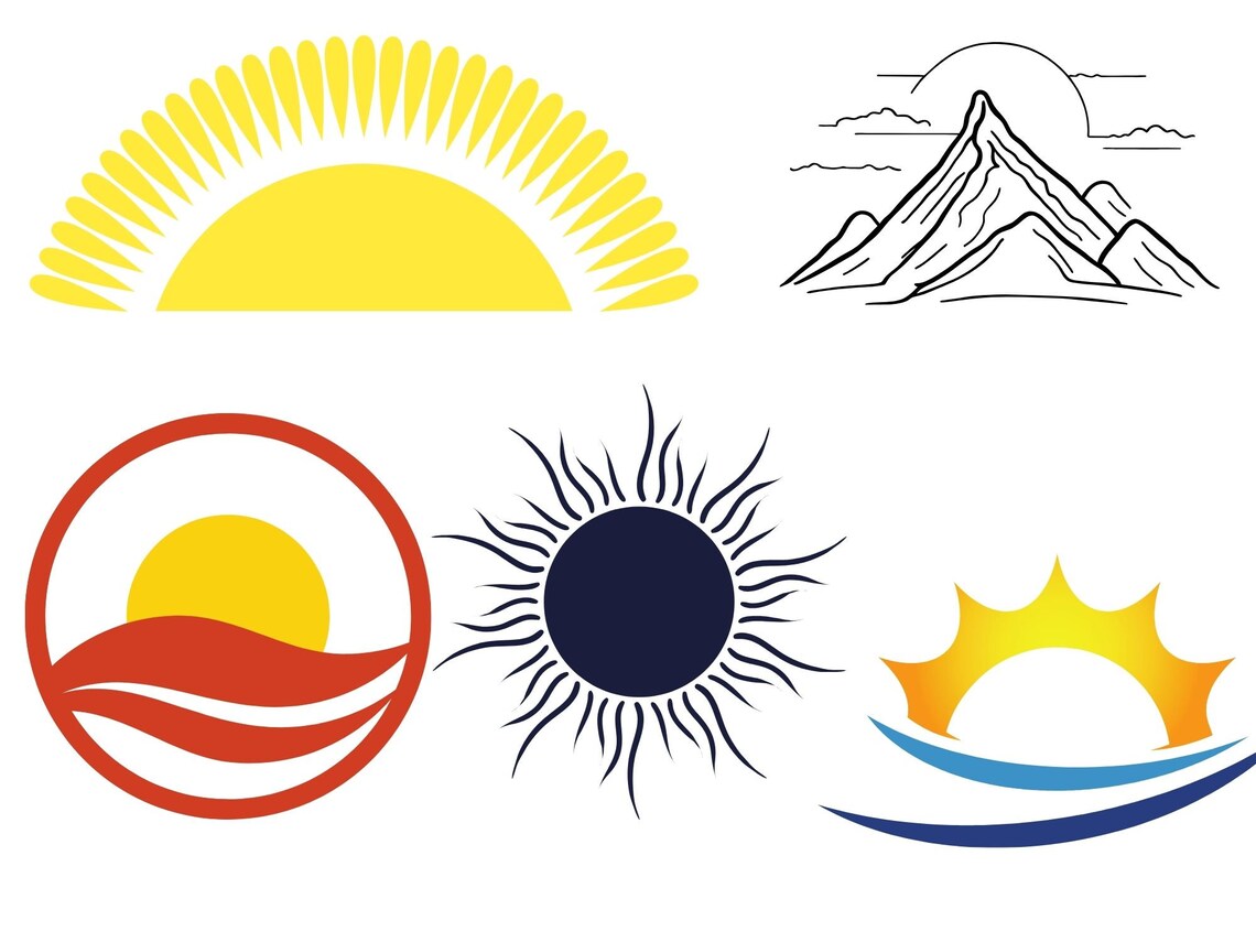 Sunrise SVG, Sunrise Png, Sunset Svg, Sunset Png, Sunrise Clipart ...