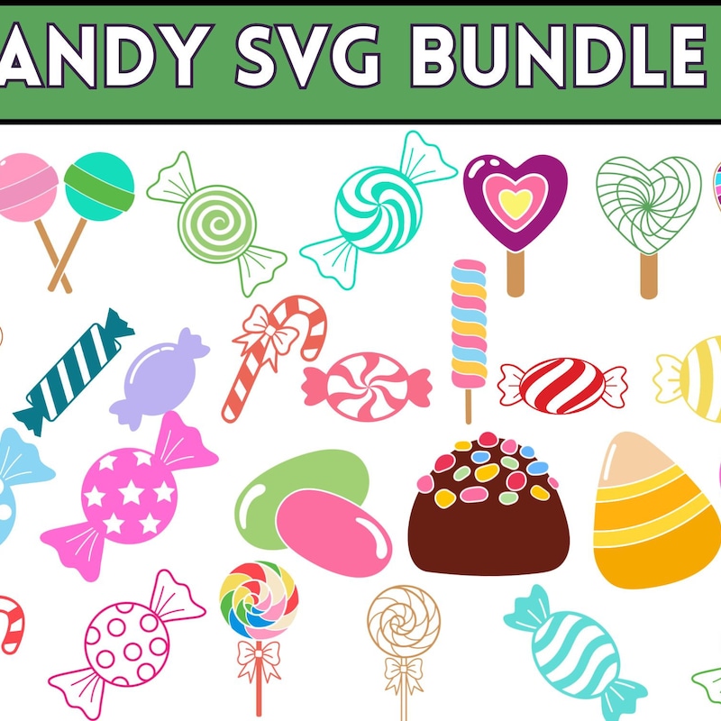 Candy Clipart - Etsy