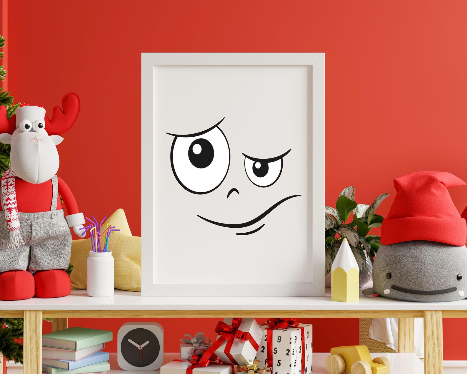 Cartoon Emotion Faces SVG Bundle: Funny Kawaii Clipart (digital ...