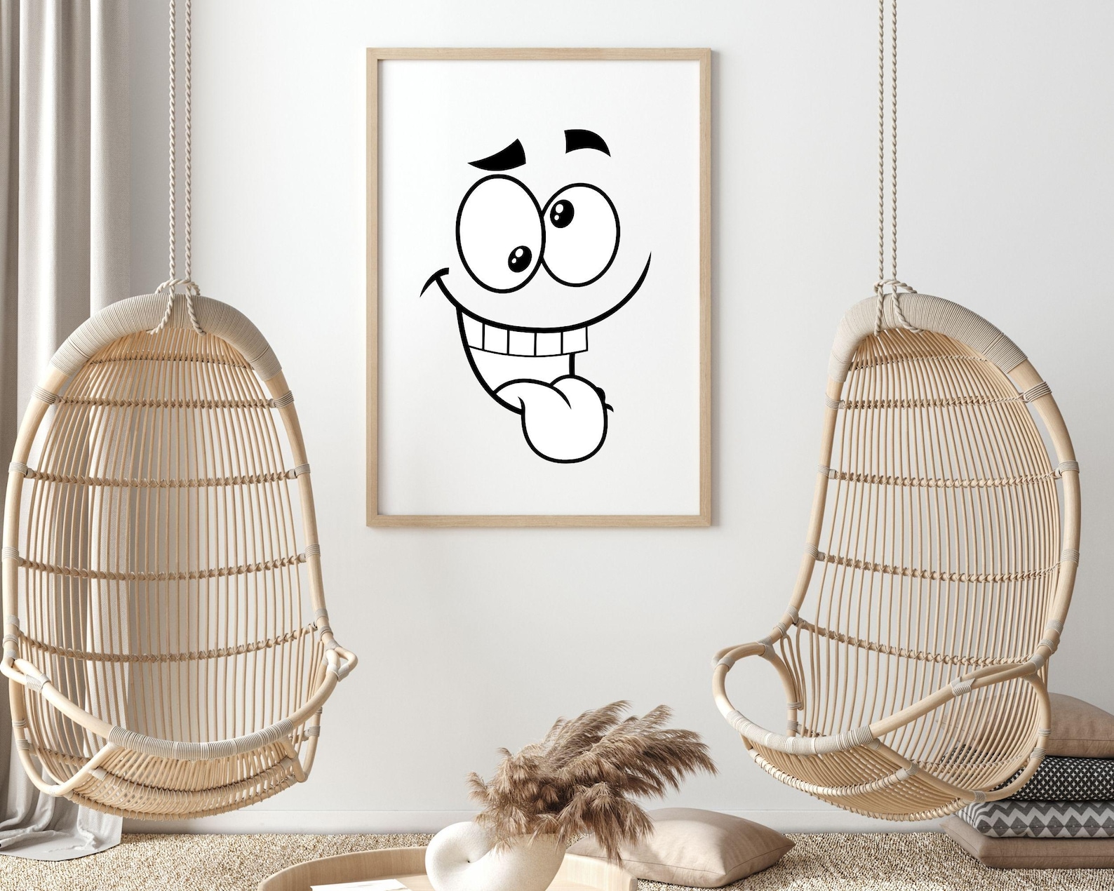 Cartoon Emotion Faces SVG Bundle: Funny Kawaii Clipart (digital ...