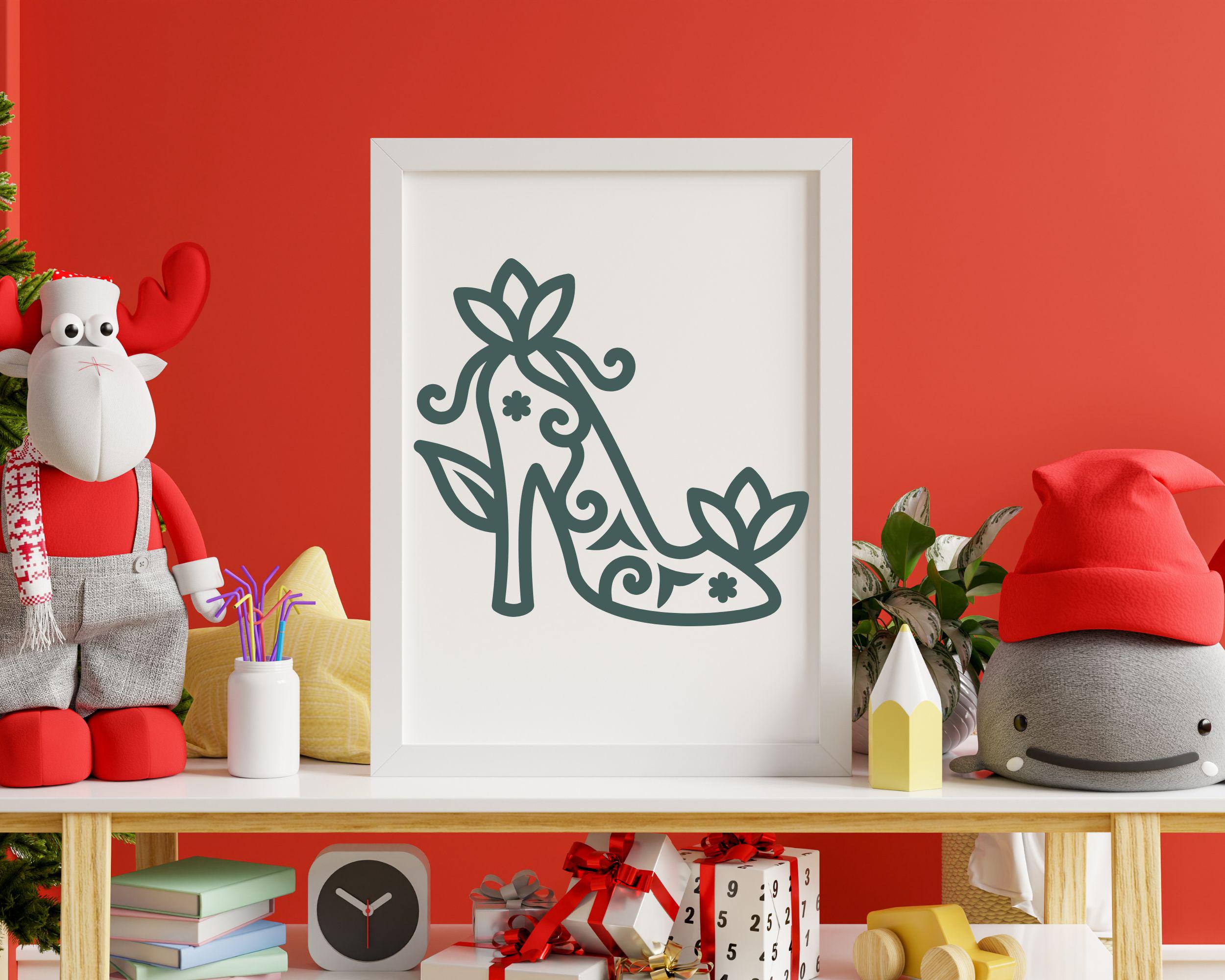 High Heels SVG Bundle: Stiletto Shoe Clipart, Cricut Silhouette Files ...