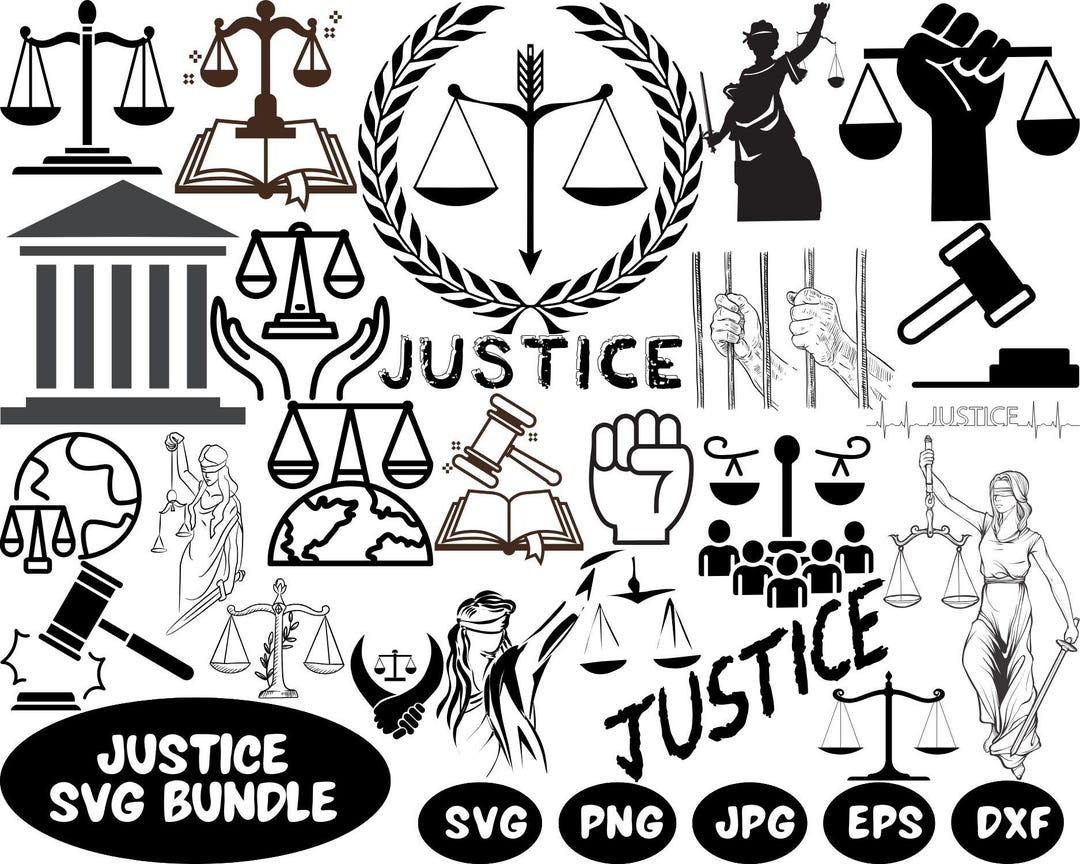 Justice SVG Bundle, Scale of Justice SVG, Law Svg, Lady Justice Svg ...