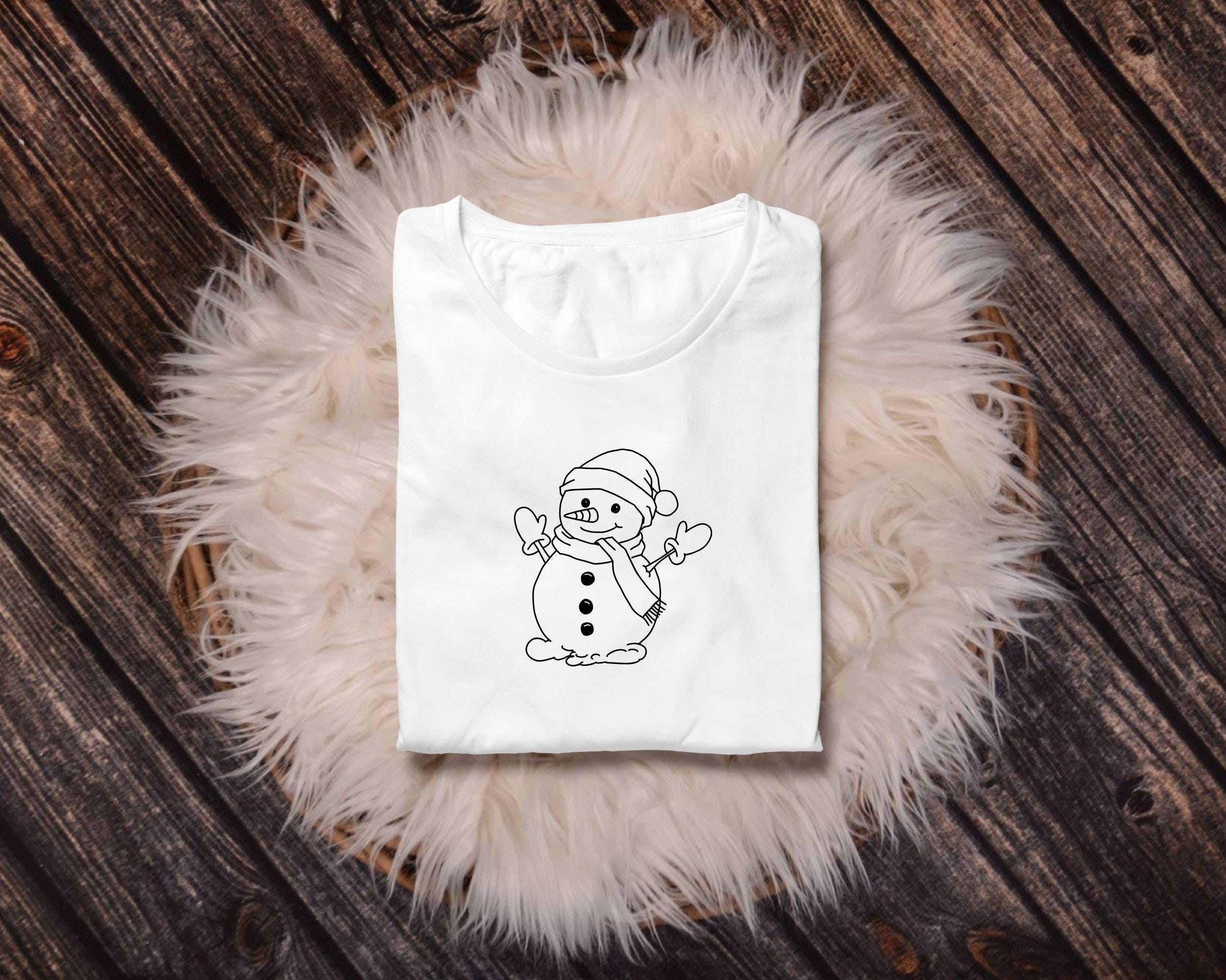 Snowman SVG Clipart: Vector Cut Files (digital Download) - Etsy