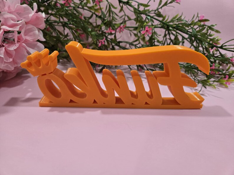 Funko Sign 3D Printed Orange Art | Funko POP Display | Cake Topper ...