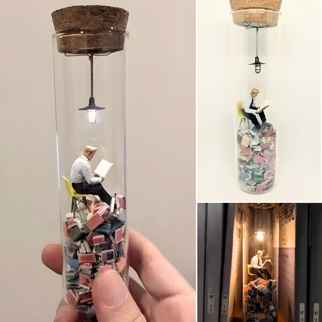 Bookshelf Decor Book Lover Gift Bookish Decor Bookshelf Decorations ...