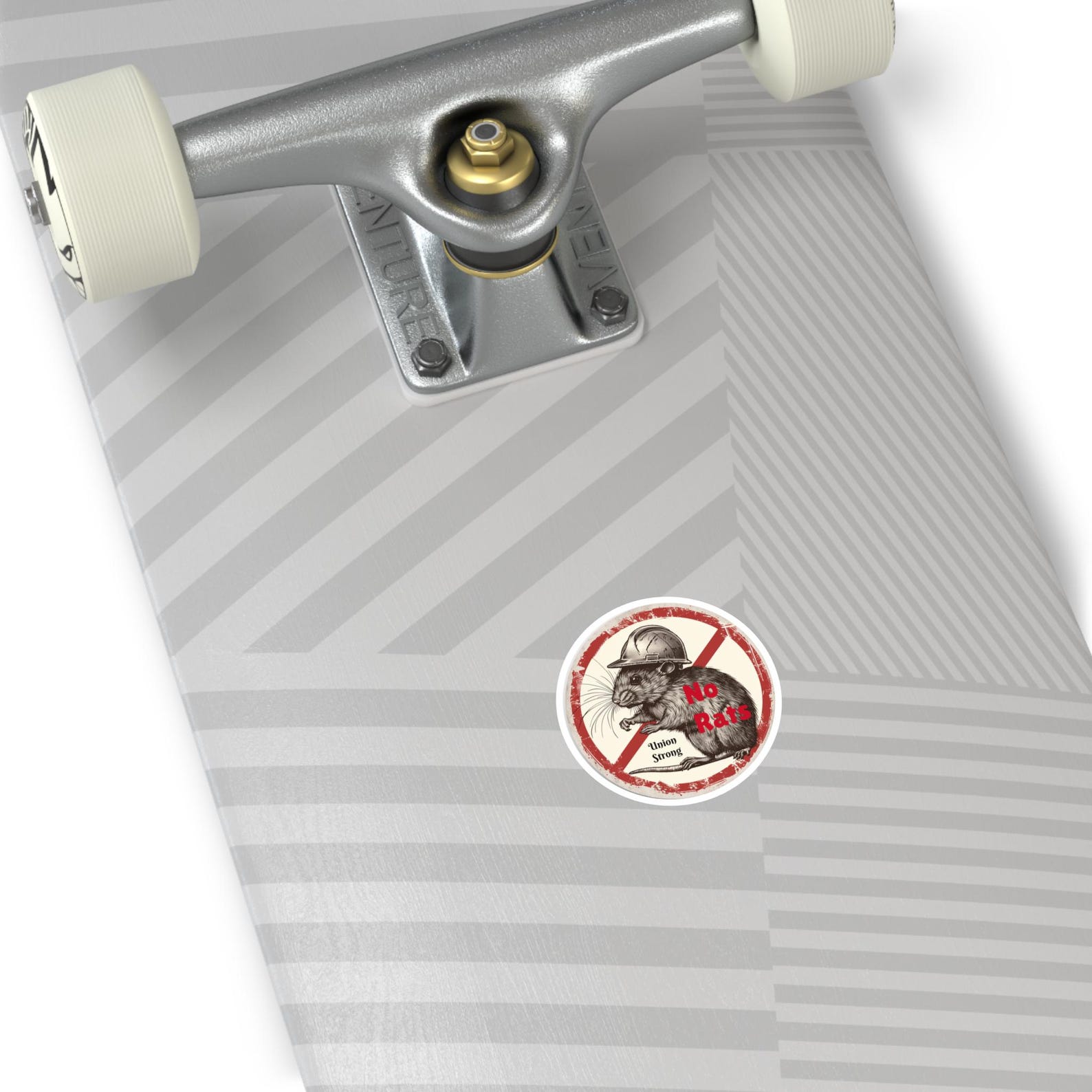 No Rats Union Strong Hardhat Sticker Water and Scratch Resistant - Etsy